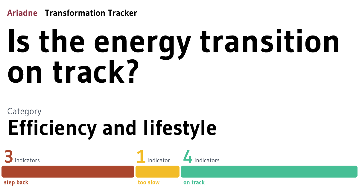 Efficiency and lifestyle (Category) | Transformation Tracker